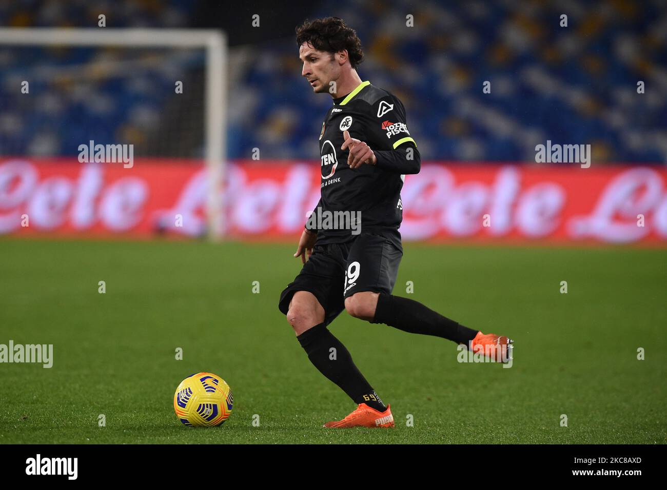 Luca Vignali of Spezia Calcio during the Coppa Italia match between SSC ...