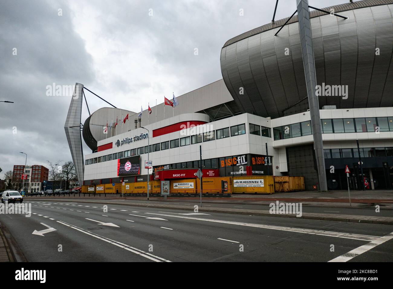 The Philips Stadion, PSV club stadium in the Dutch city of Eindhoven is ...