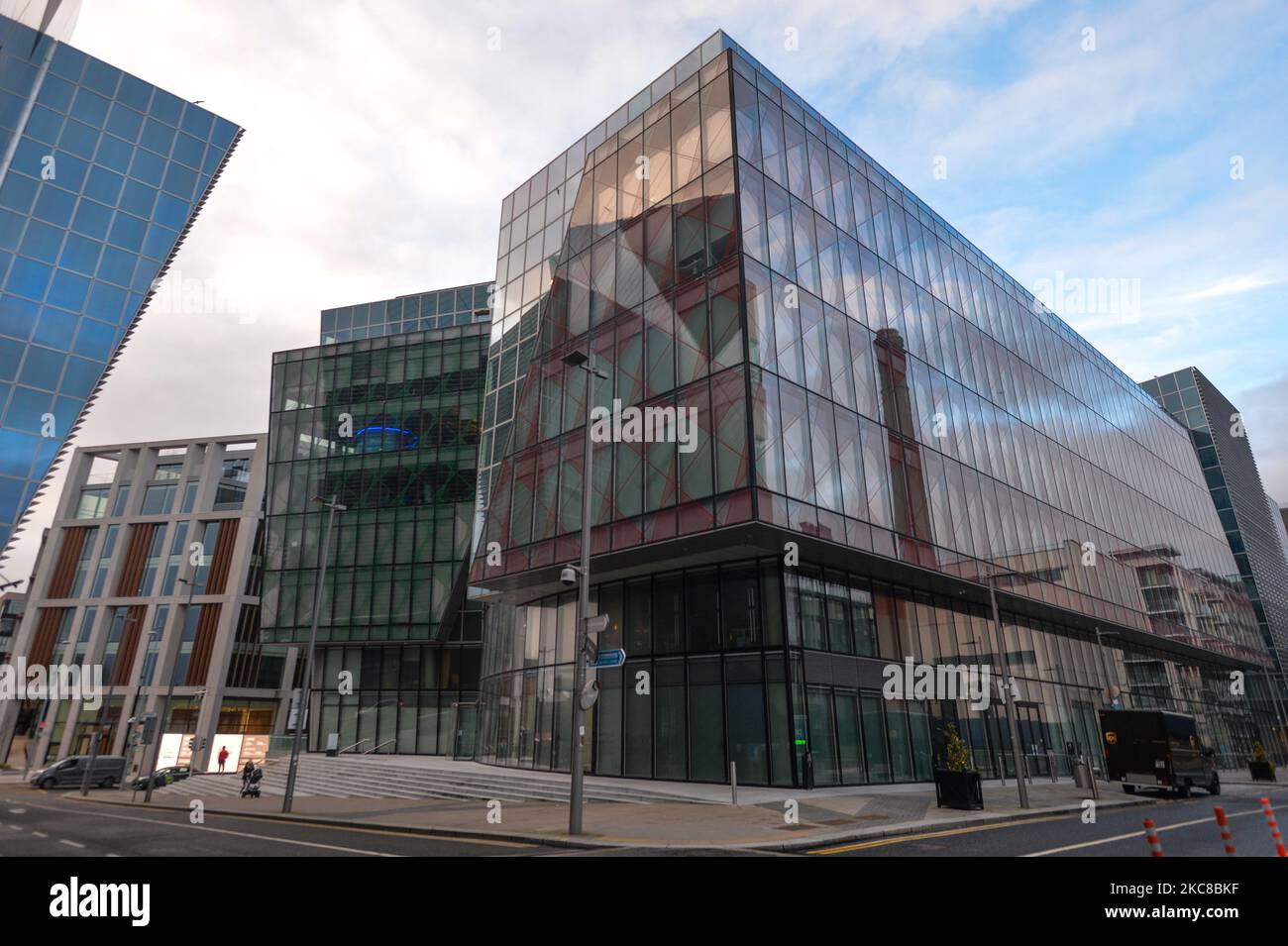 Facebook EMEA headquarters on Grand Canal Square in Dublin Docklands ...