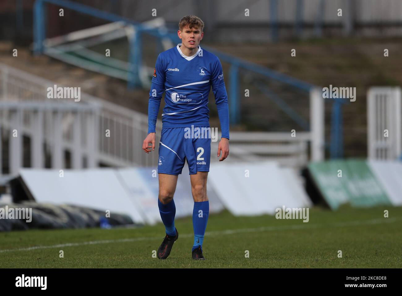 Lewis Cass of Hartlepool United during the Vanarama National League ...
