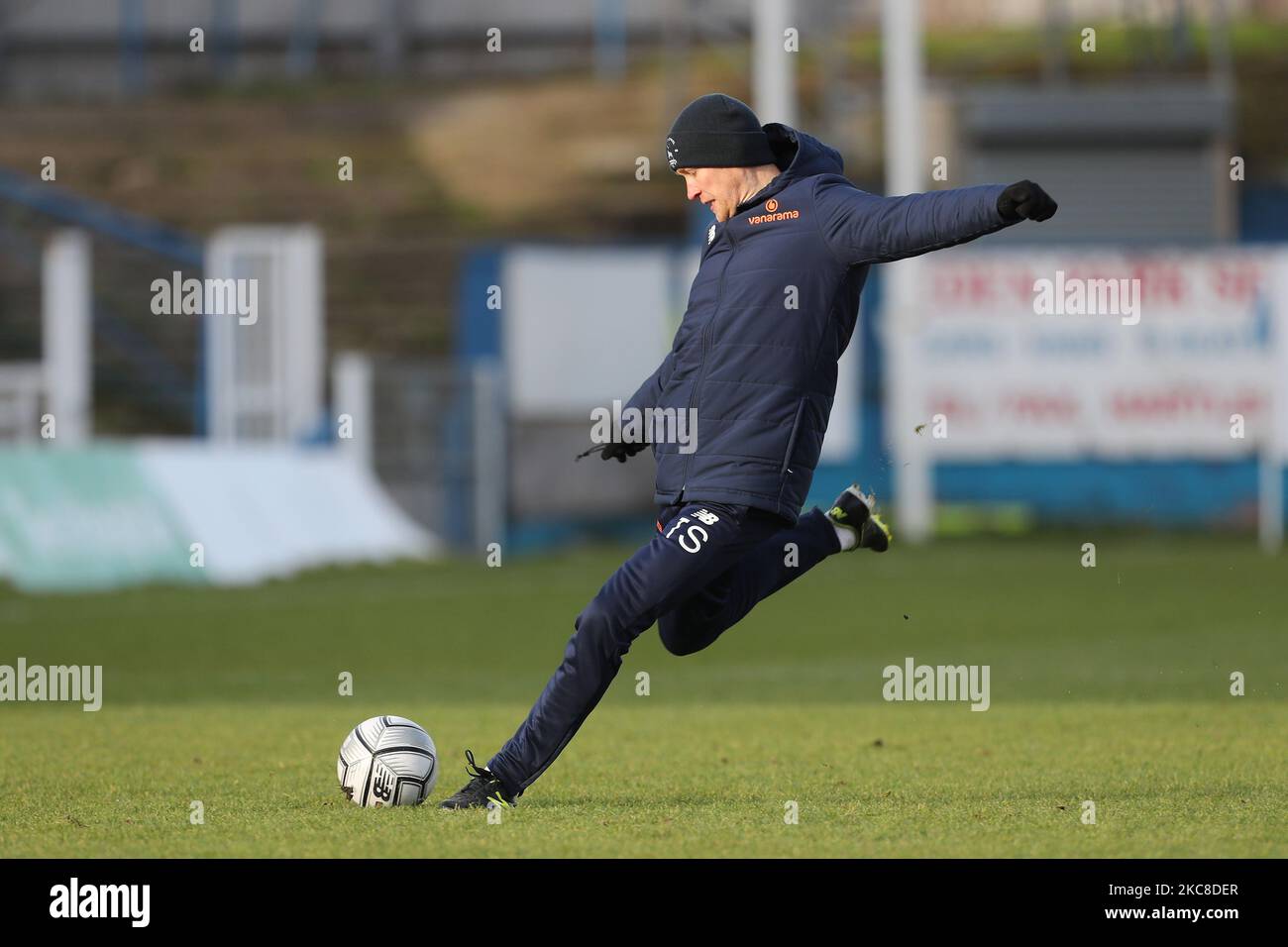 Tony Sweeney the Hartlepool assistant coach the Vanarama National ...