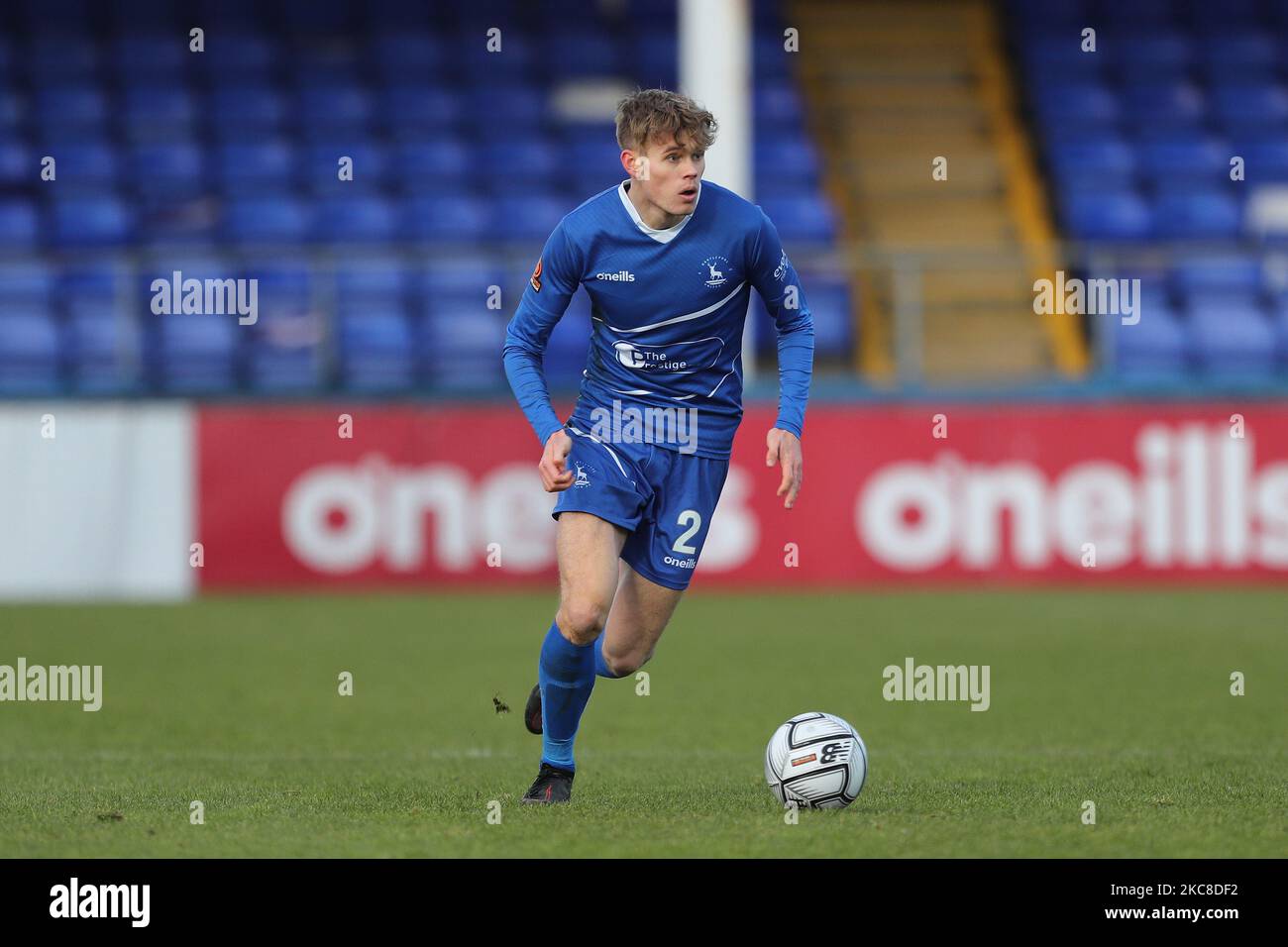 Lewis Cass of Hartlepool United during the Vanarama National League ...