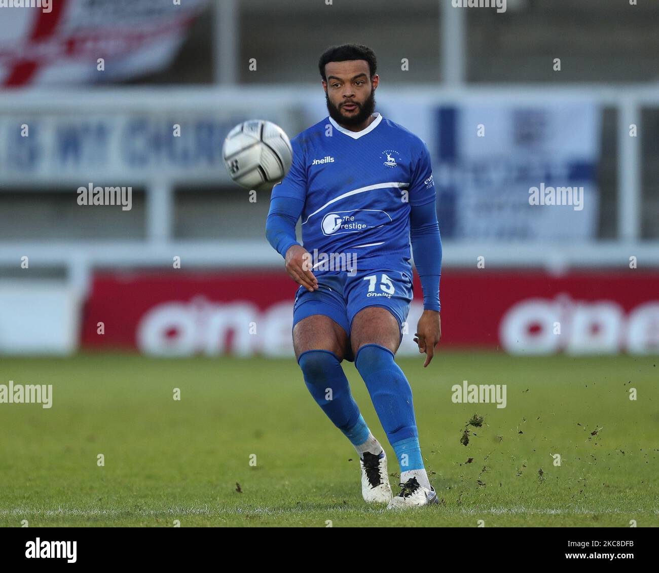 Ryan Johnson of Hartlepool United during the Vanarama National League ...