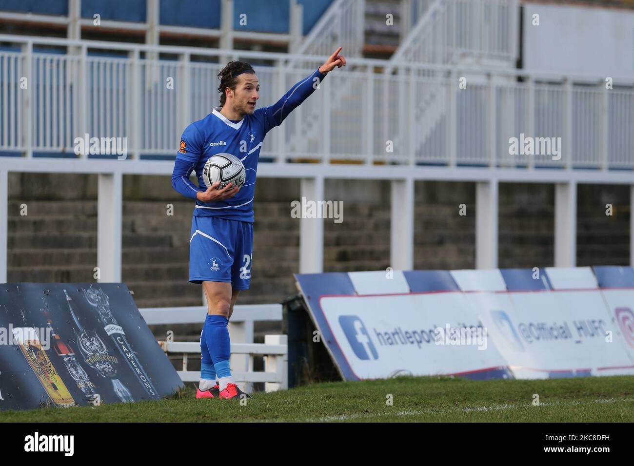 Jamie Sterry of Hartlepool United during the Vanarama National League ...