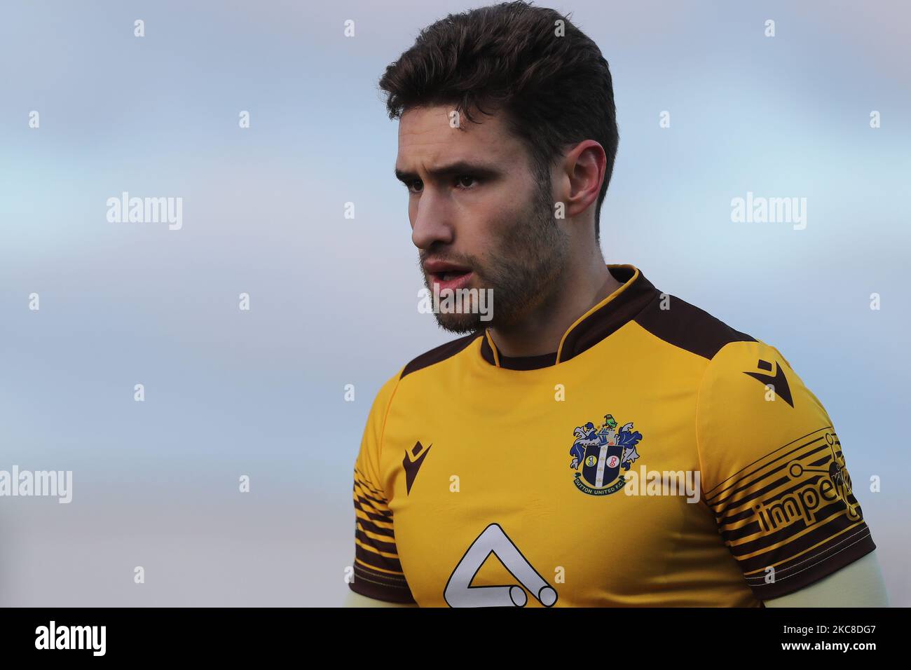 Will Randall of Sutton United during the Vanarama National League match ...