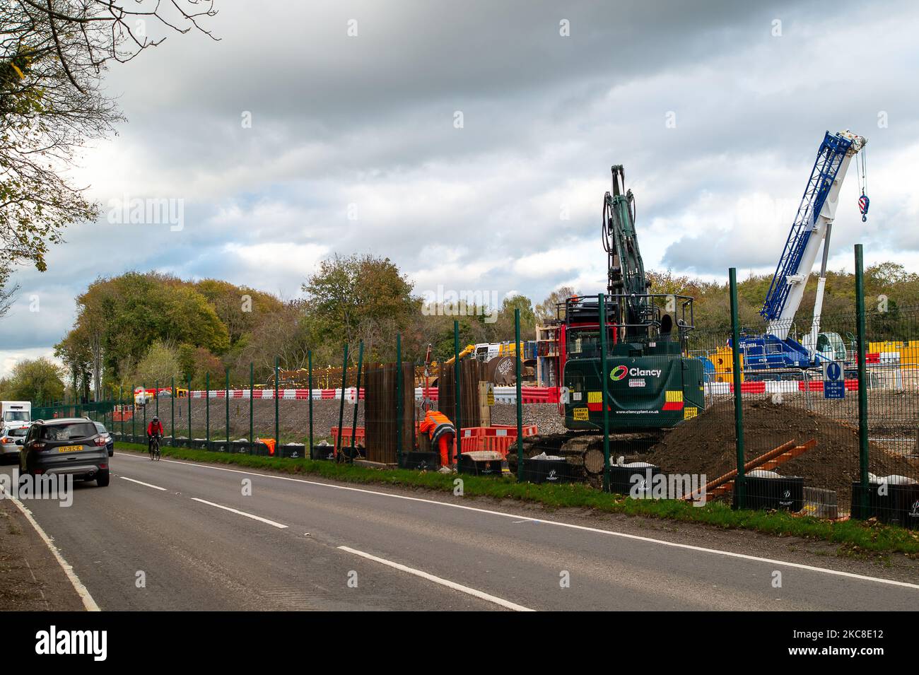 Wendover, Buckinghamshire, UK. 4th November, 2022. The HS2 High Speed ...