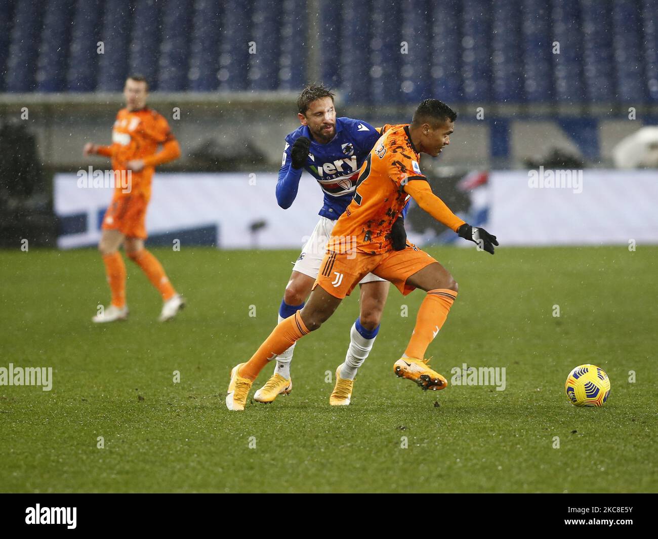 Alex Sandro during Serie A match between Sampdoria and Juventus at ...