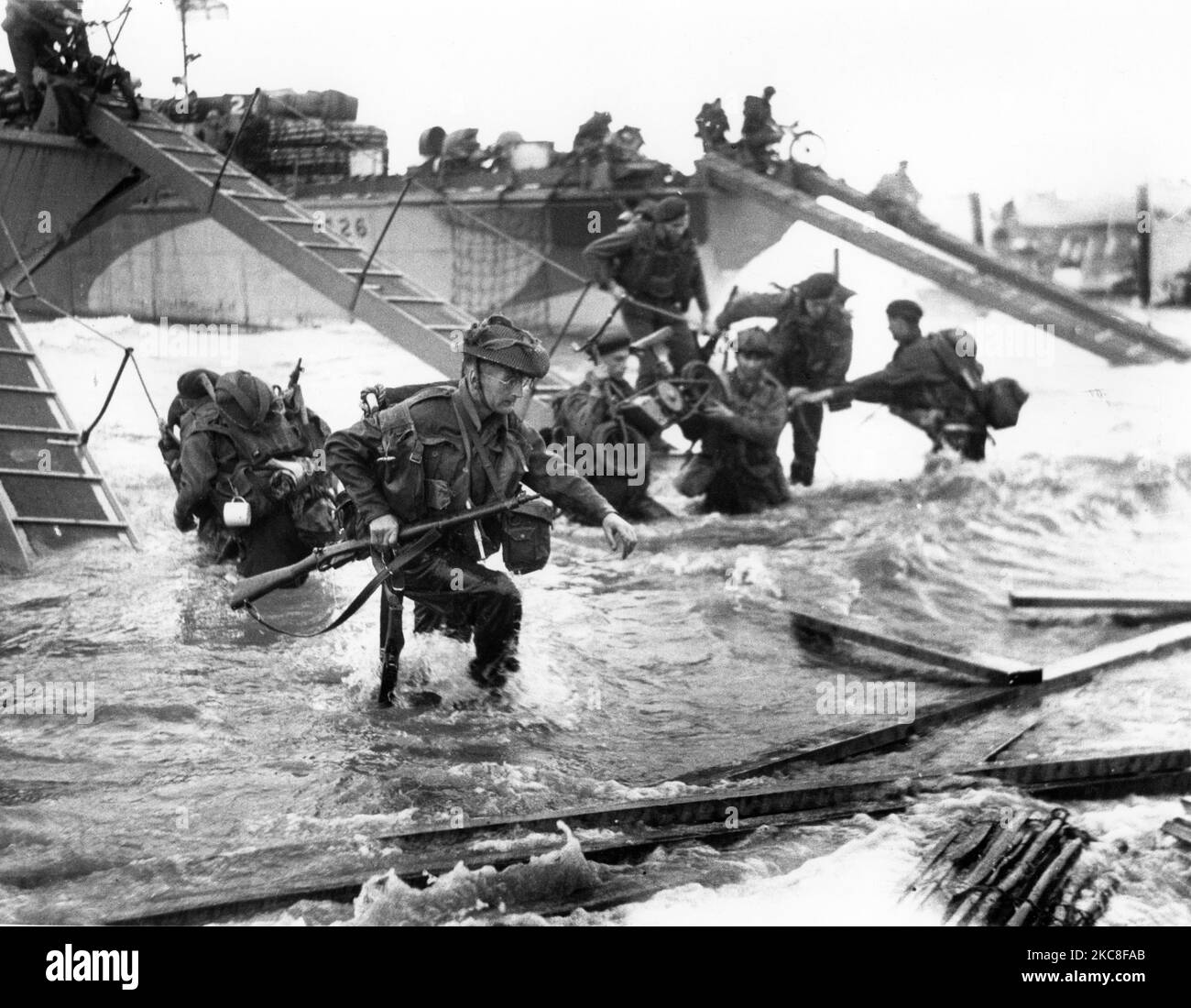 An Imperial War Museum shot showing D-Day actions in OVERLORD 1975 ...
