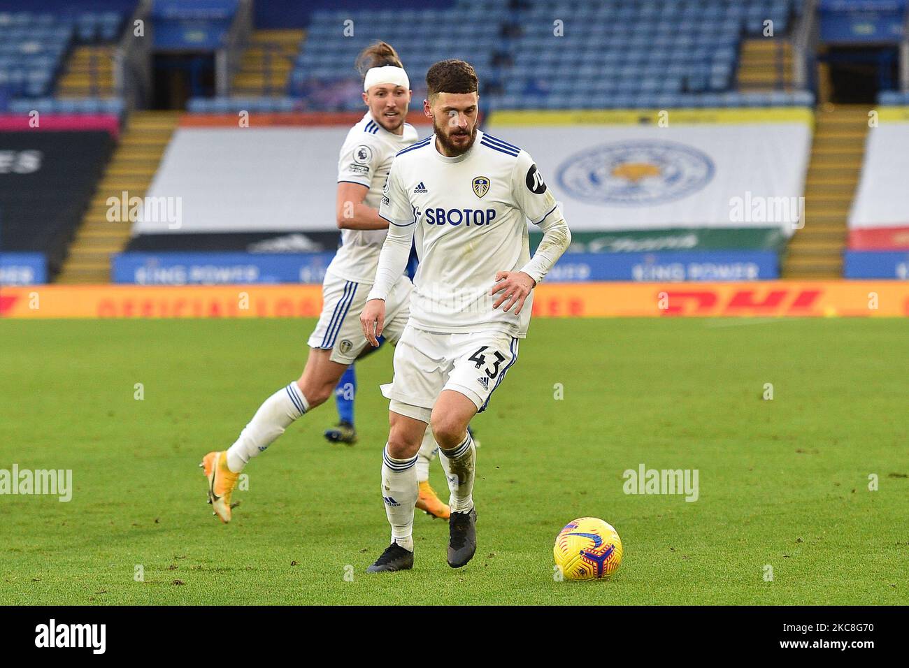 Mateusz Klich of Leeds United in action during the Premier League match ...
