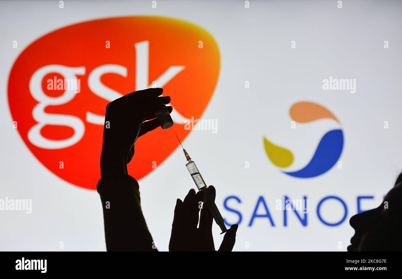 Sanofi new logo hi-res stock photography and images - Alamy