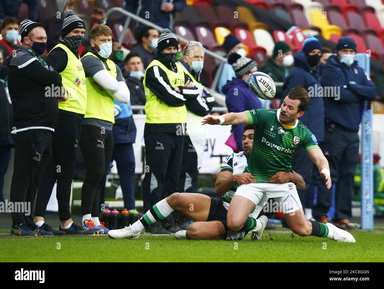 James Stokes of London Irish during Gallagher Premiership between ...