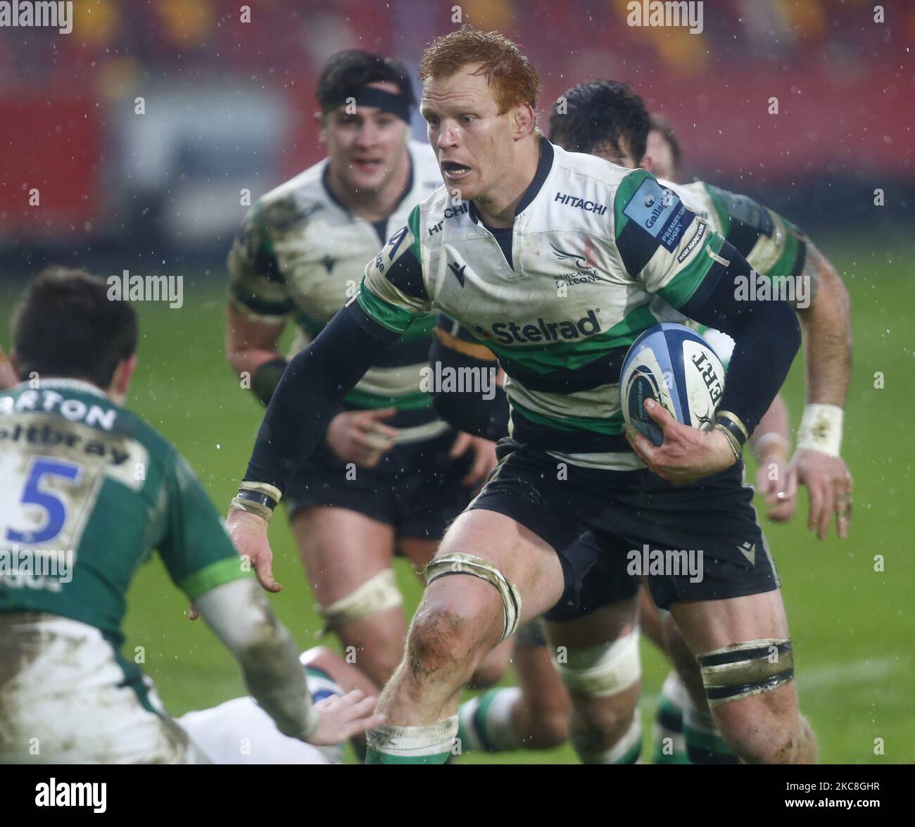 Philip van der Walt of Newcastle Falcons during Gallagher Premiership ...
