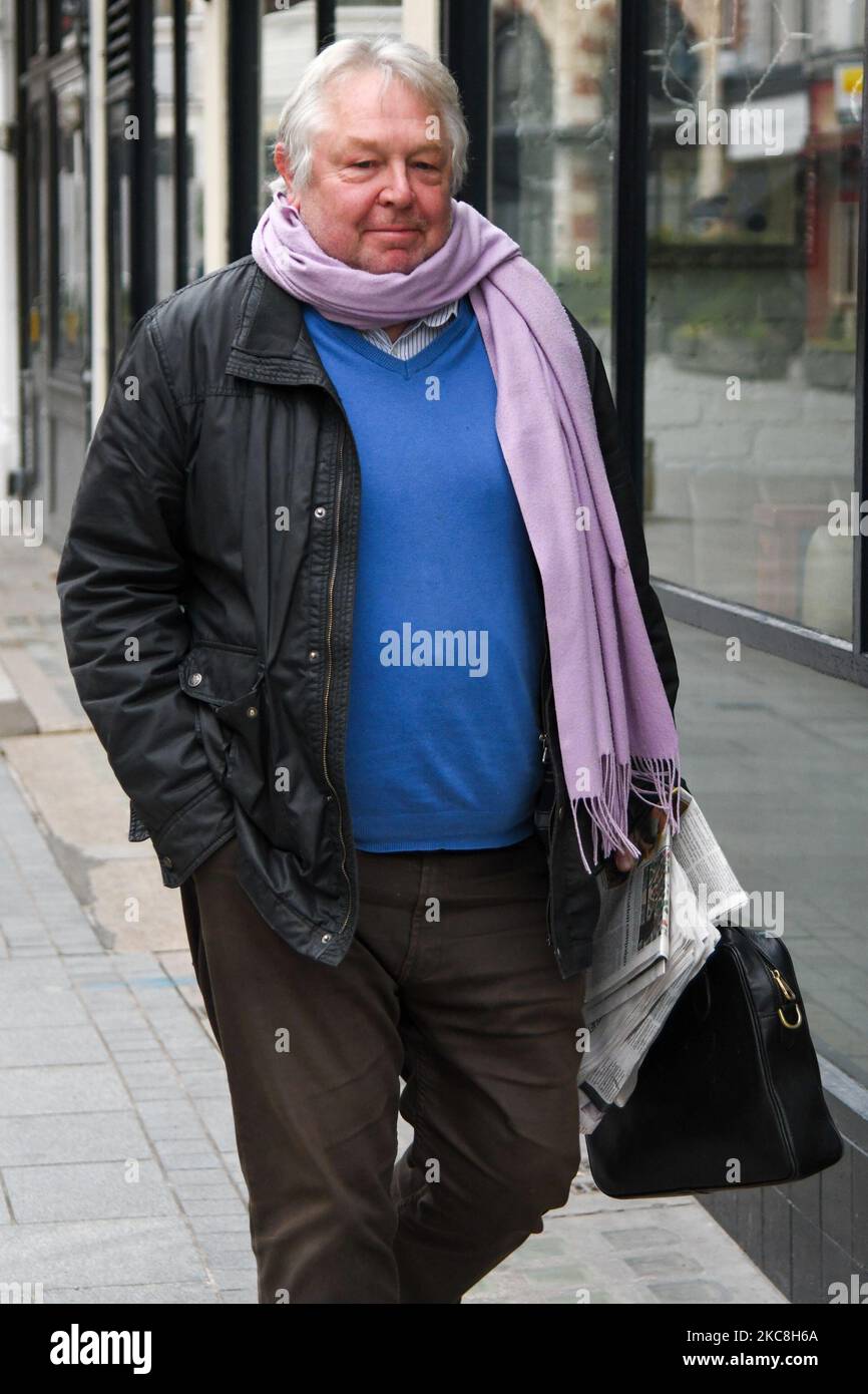 Nick Ferrari seen leaving Global Srudio's LBC Radio 1 February 2021 ...