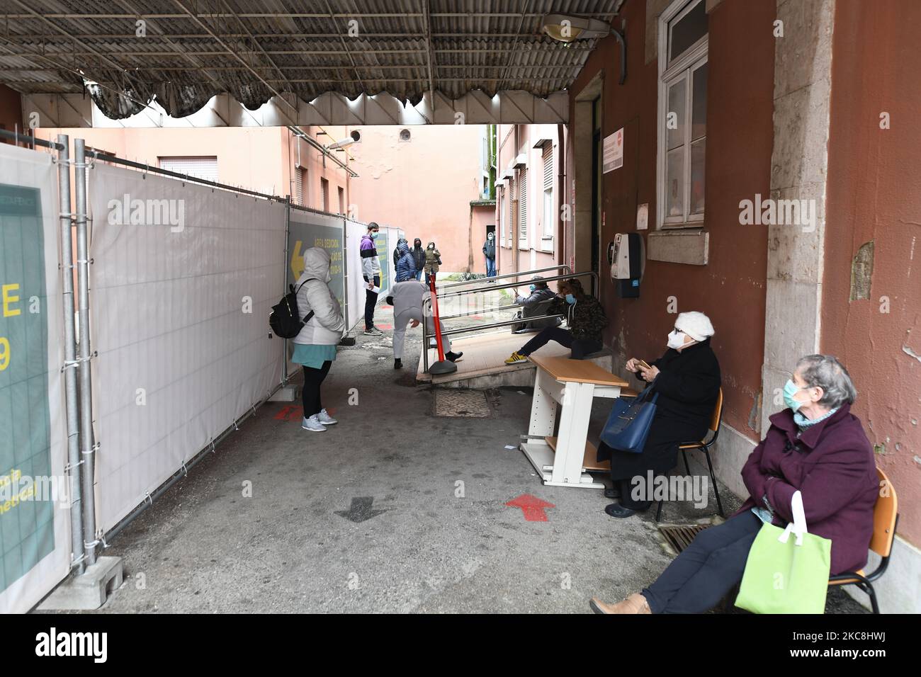 Covid Patient Area in the Santa MarÃ­a Maior District during the third ...