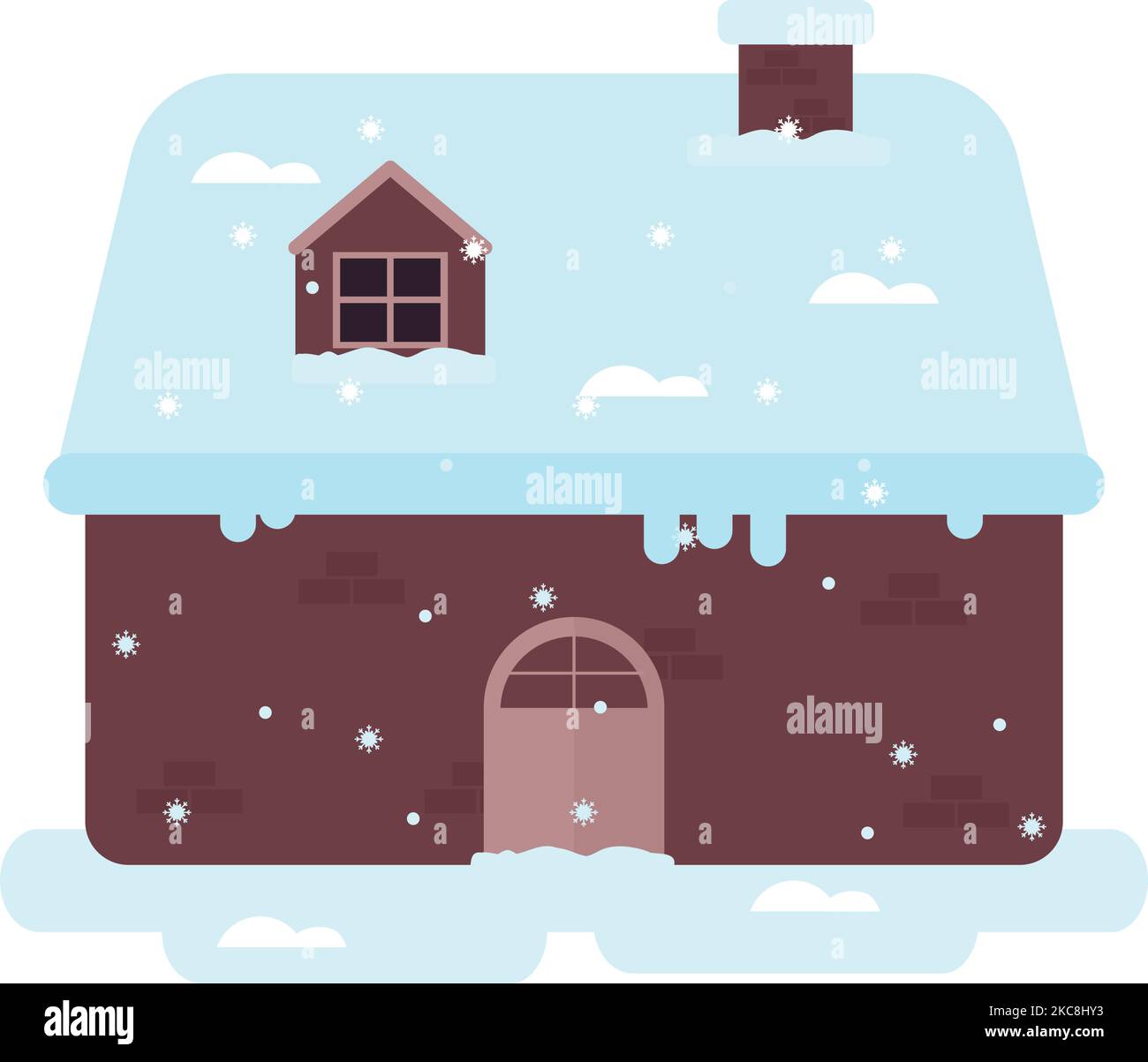 winter cozy house design Stock Vector Image & Art - Alamy