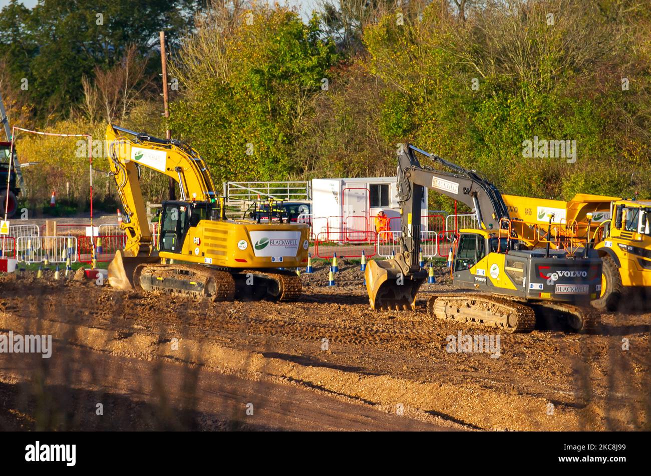 Wendover, Buckinghamshire, UK. 4th November, 2022. The HS2 High Speed ...