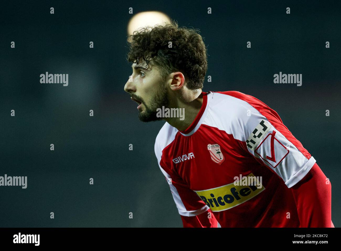 Andrs Llamas of Carpi FC during the Serie C match between Carpi and ...