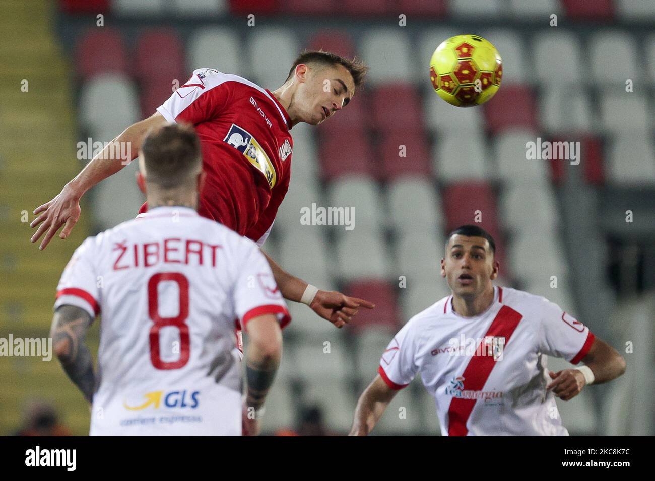 Luca Ercolani of Carpi FC during the Serie C match between Carpi and ...