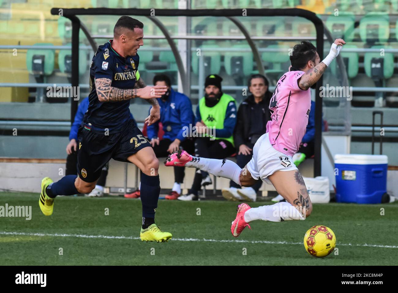 Nicola Valente during the Serie C match between Palermo FC and Ternana ...