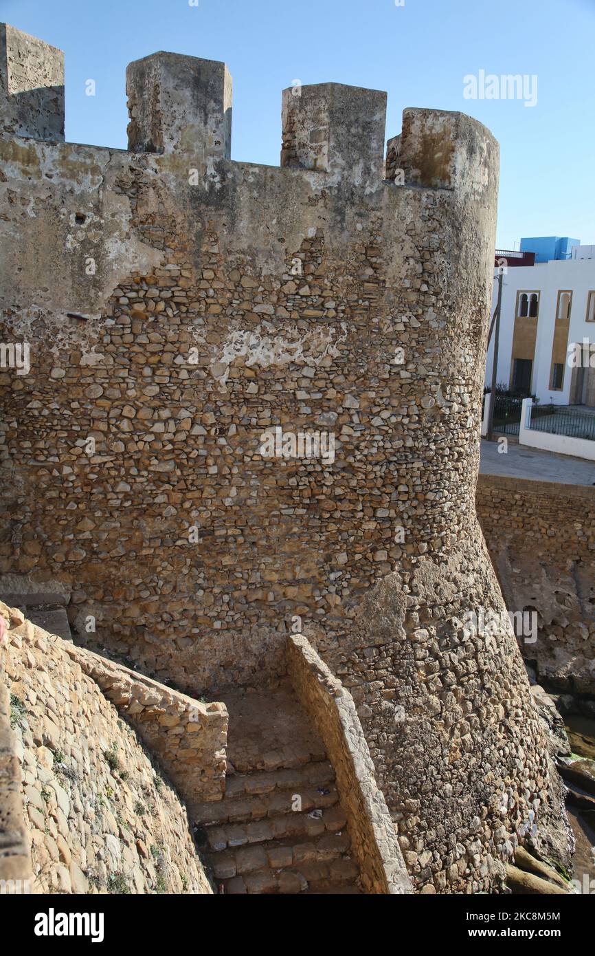 Portuguese fort (Portuguese fortress) in the city of Asilah (Arzeila ...