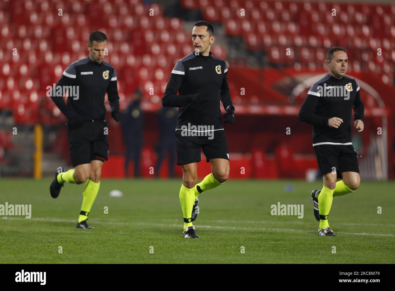 The referee Jose Maria Sanchez Martinez during the Copa del Rey Quarter ...