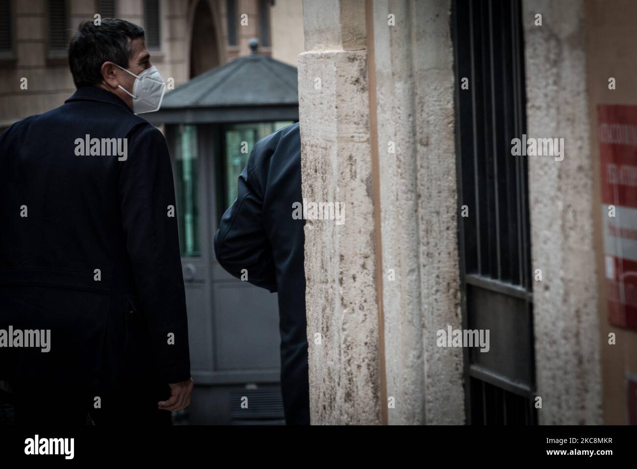 Maurizio Lupi (MP, Misto - Noi con l'Italia) strolling in the vicinity ...