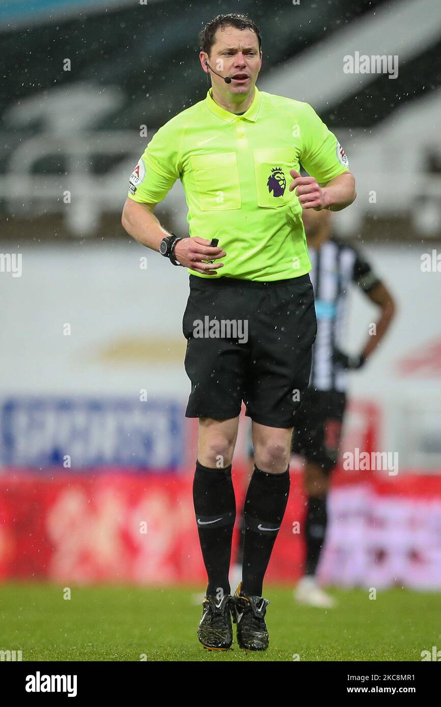 Match referee Darren England during the Premier League match between ...