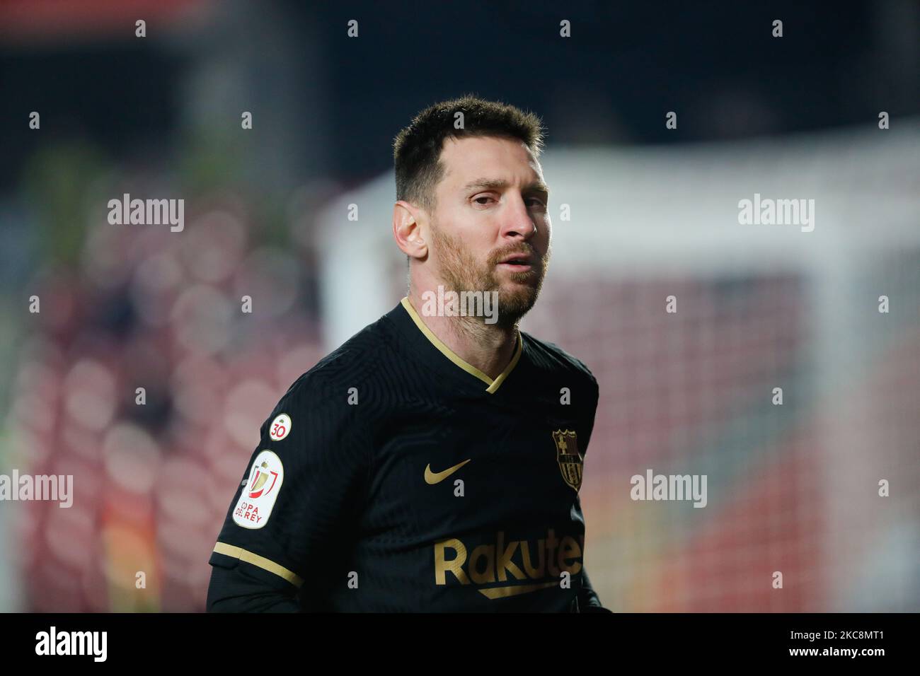 Lionel Messi of FC Barcelona during the Spanish Copa del Rey match ...