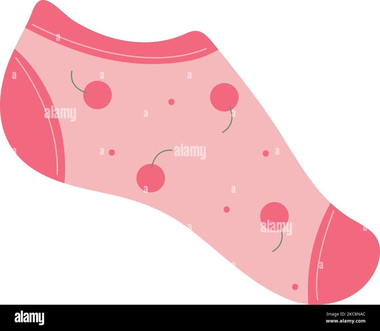 sock with cherries Stock Vector Image & Art - Alamy