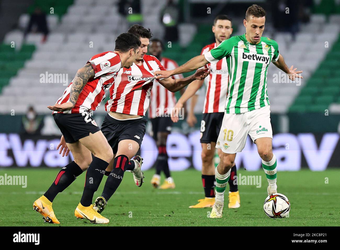 Sergio Canales of Real Betis Balompie during the Spanish Copa del Rey ...
