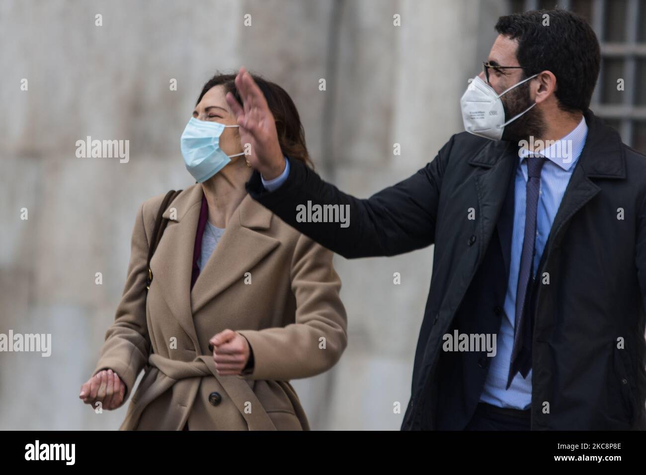 ,Mariastella Gelmini Outside the Chamber of Deputies as Prime Minister ...