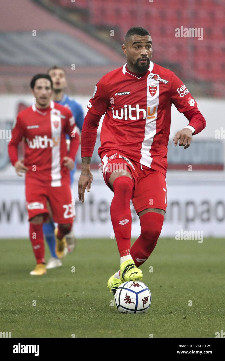Kevin-Prince Boateng of AC Monza in action during the Serie B match ...