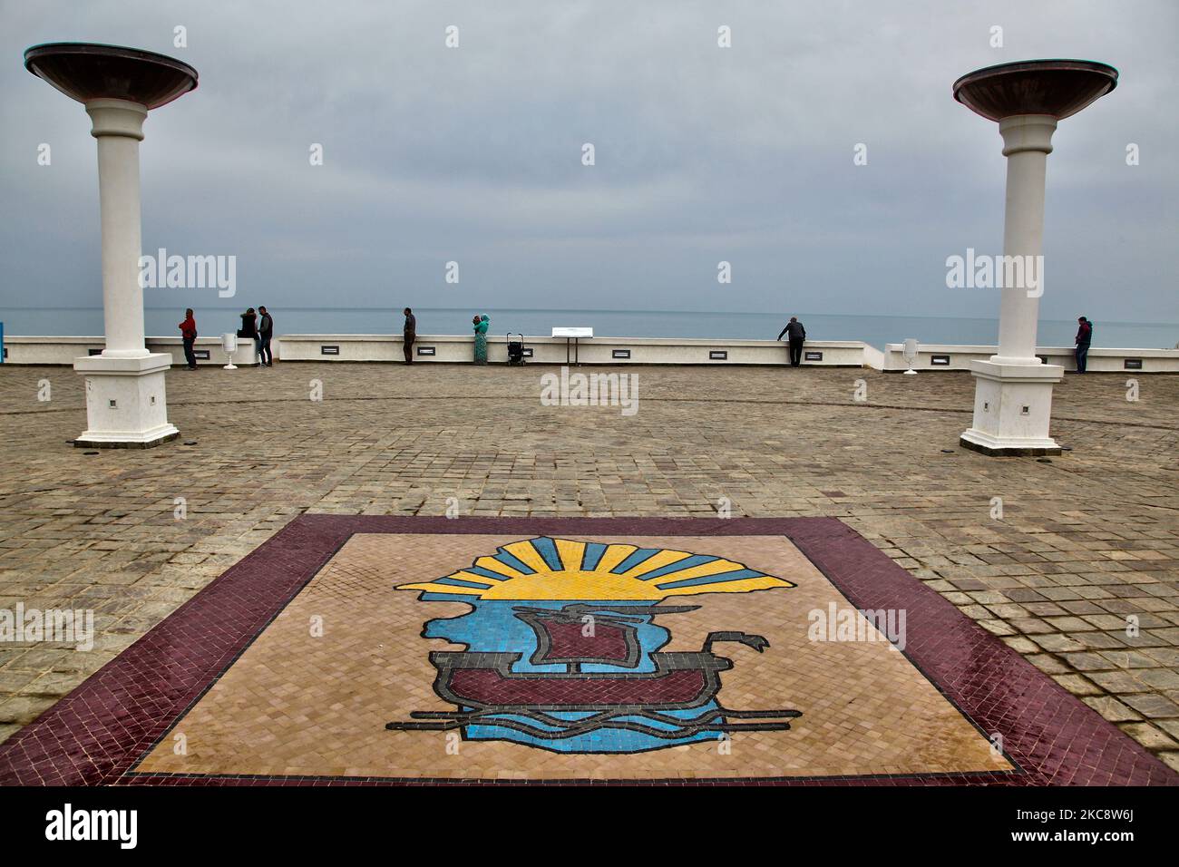 Lookout area above Caves of Hercules (Grottes d'Hercule) in Tangier ...