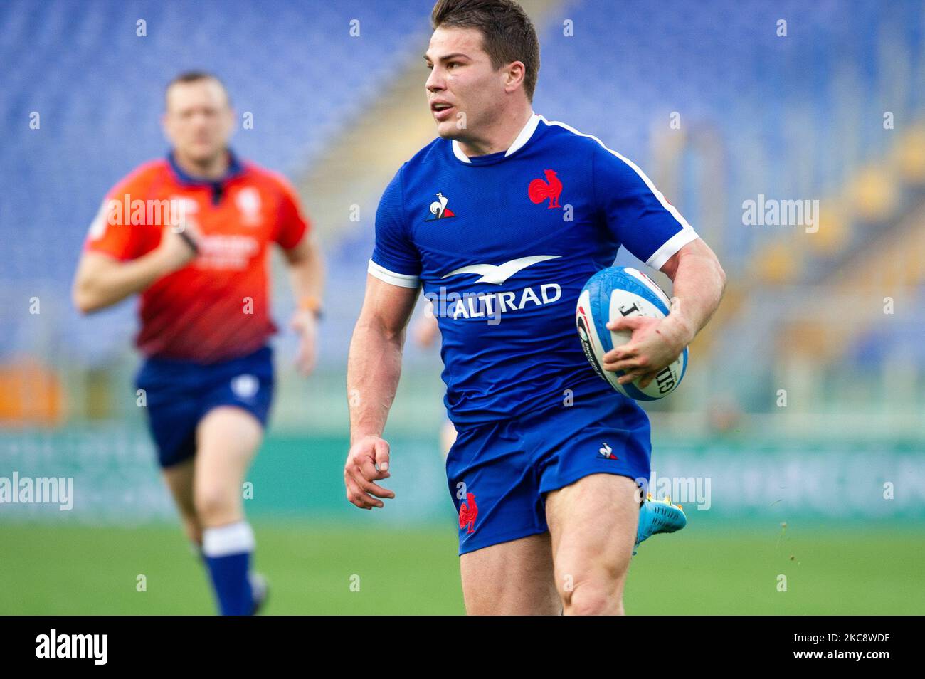 Antoine dupont try france rugby hi-res stock photography and images - Alamy