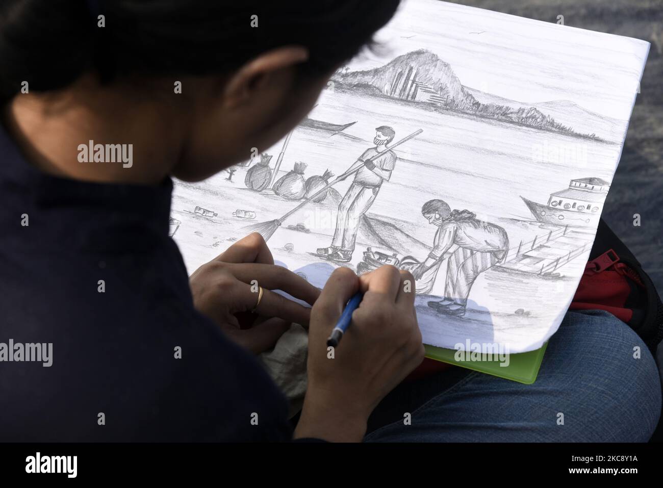 Swachh Bharat Drawing