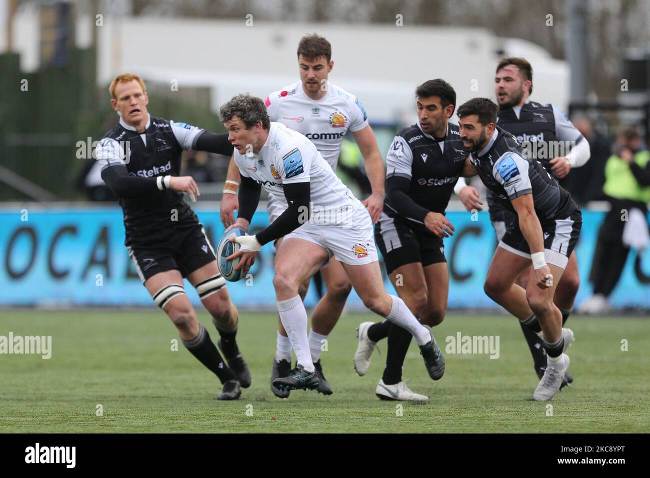 Ian Whitten of Exeter Chiefs during the Gallagher Premiership match ...