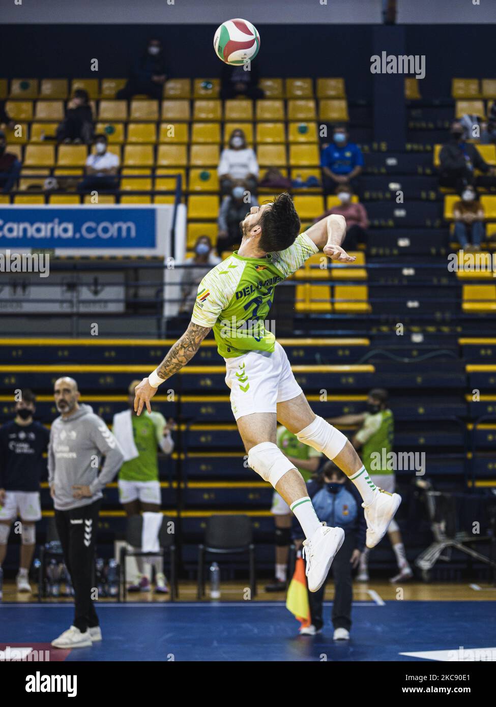 Gabriel Del Carmen Barbara of Urbia Energia Voley Palma during the Copa ...