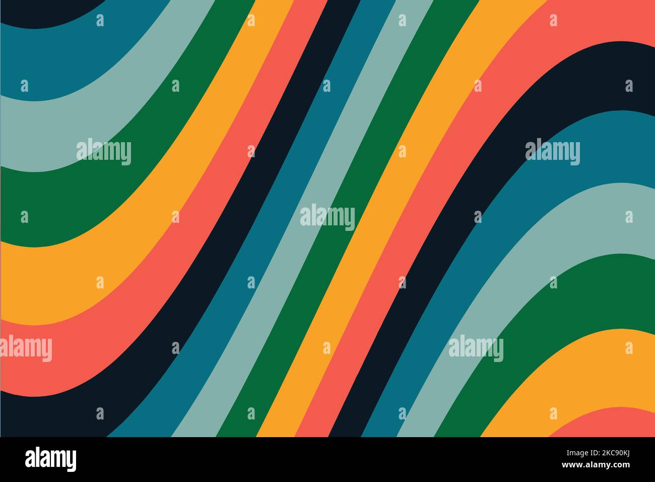 Retro groovy colorful marble modern texture Stock Vector Image & Art ...