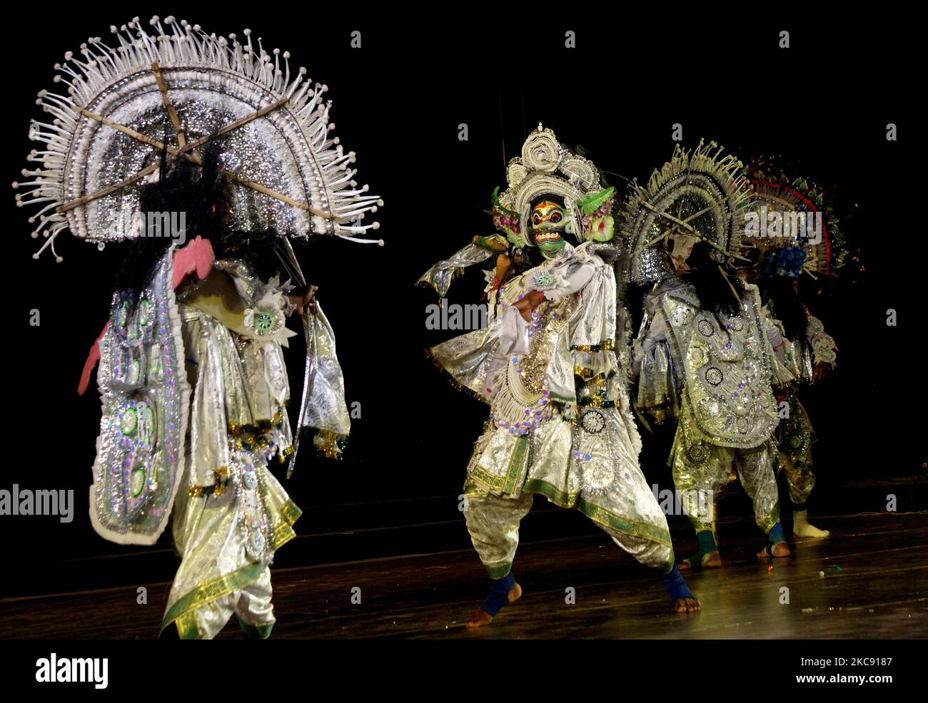 Artist from West Bengal state performing their traditional dance ...