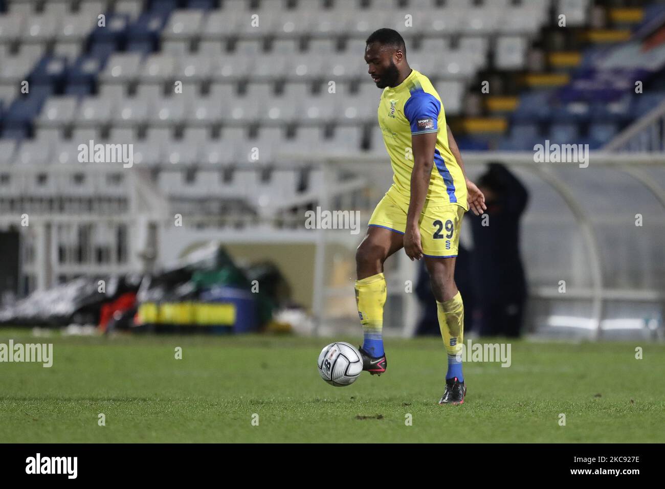 Nathan Cameron of Solihull Moors during the Vanarama National League ...