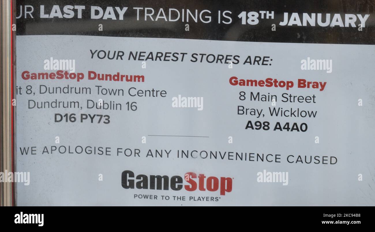 Gamestop closing ireland hi-res stock photography and images - Alamy