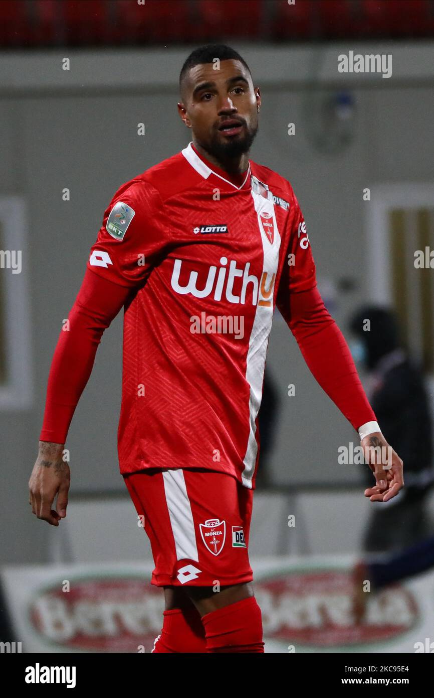 Kevin-Prince Boateng of AC Monza in action during the Serie B match ...