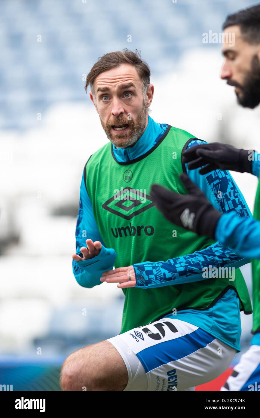 Richard Keogh of Huddersfield Town before the Sky Bet Championship ...