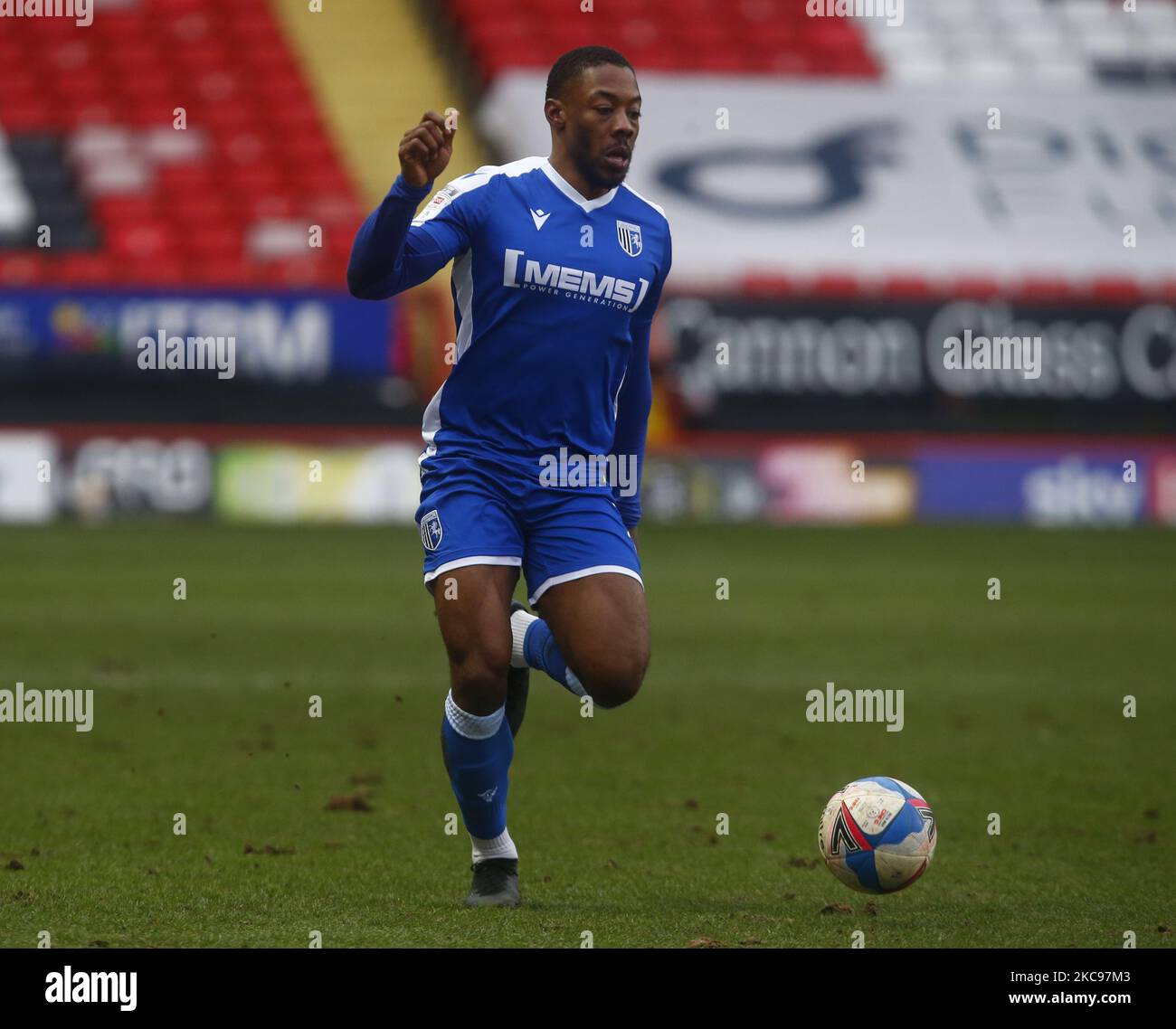 Ryan Jackson of Gillingham's during Sky Bet League One between Charlton ...