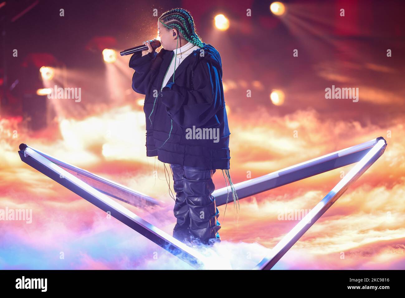 Berlin, Germany. 05th Nov, 2022. Zoe Wees performs at the finale of the ...