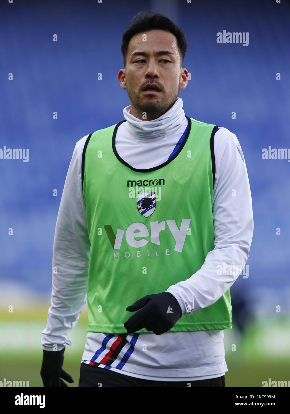 Maya Yoshida during Serie A match between Sampdoria v Fiorentina in ...