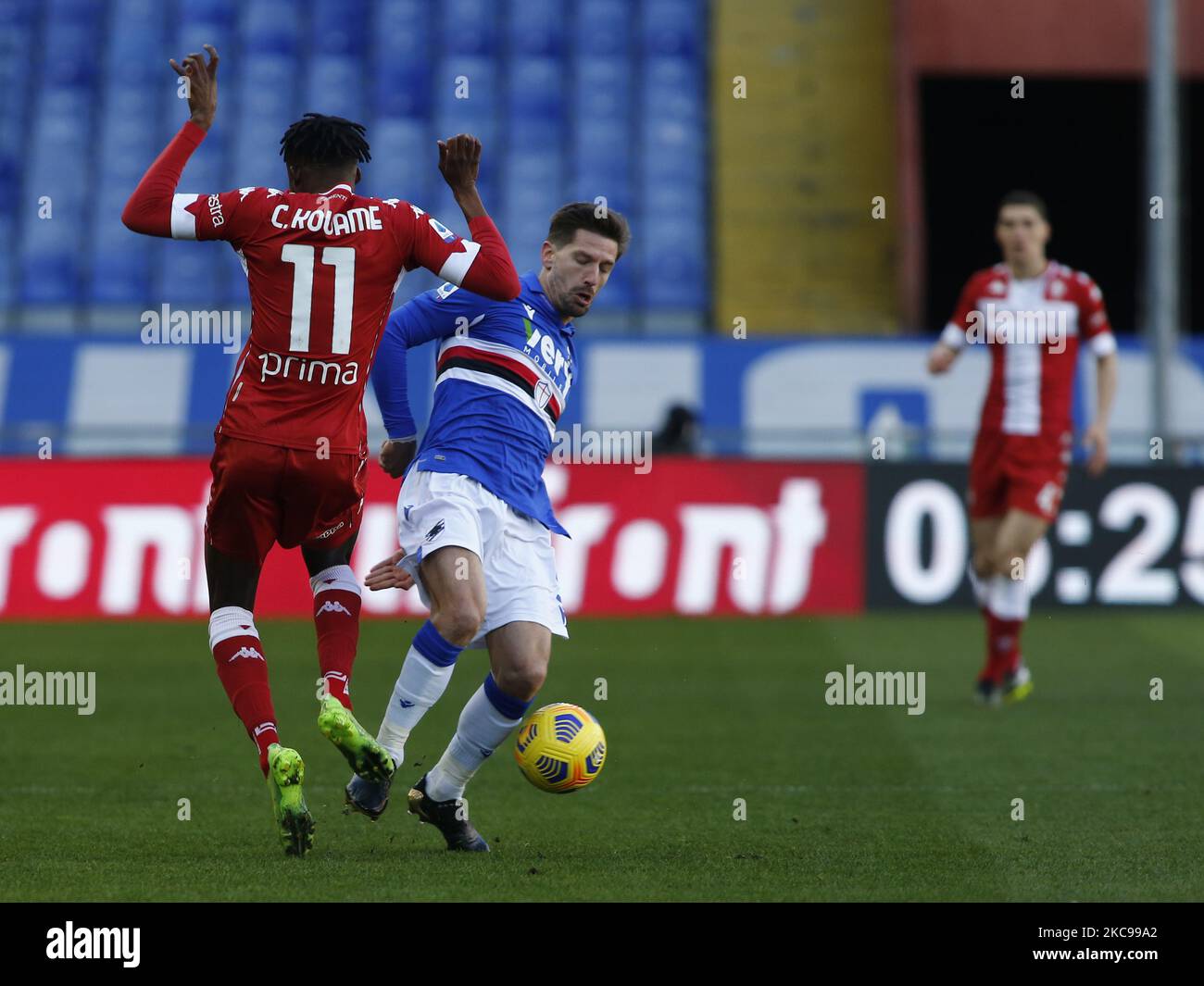 Adrien Silva during Serie A match between Sampdoria v Fiorentina in ...