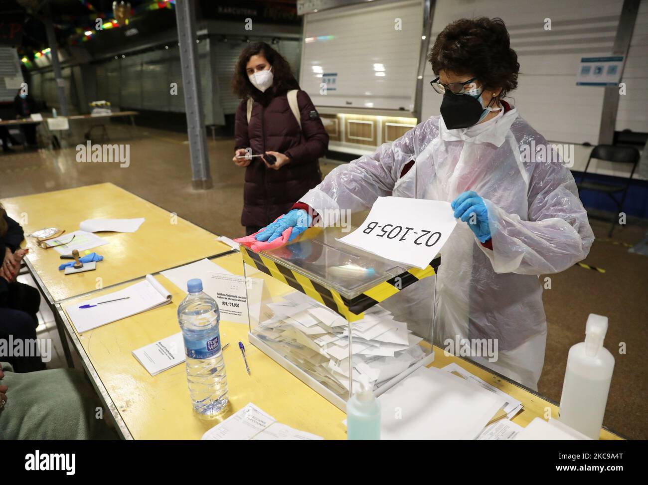 The components of the polling stations protected with Personal ...