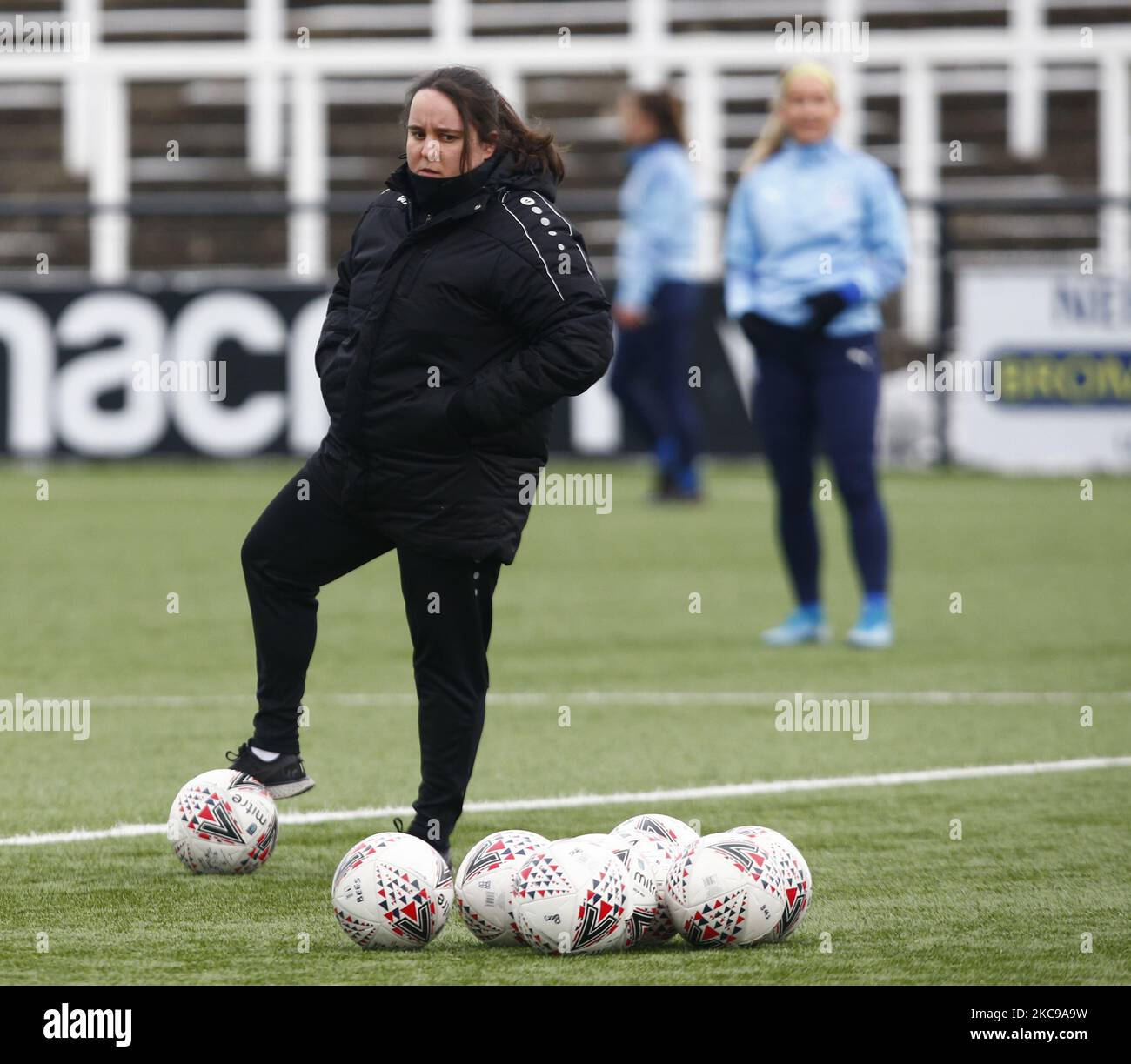 Sian Osmond Caretaker Manager of London Bees during FA Women's ...