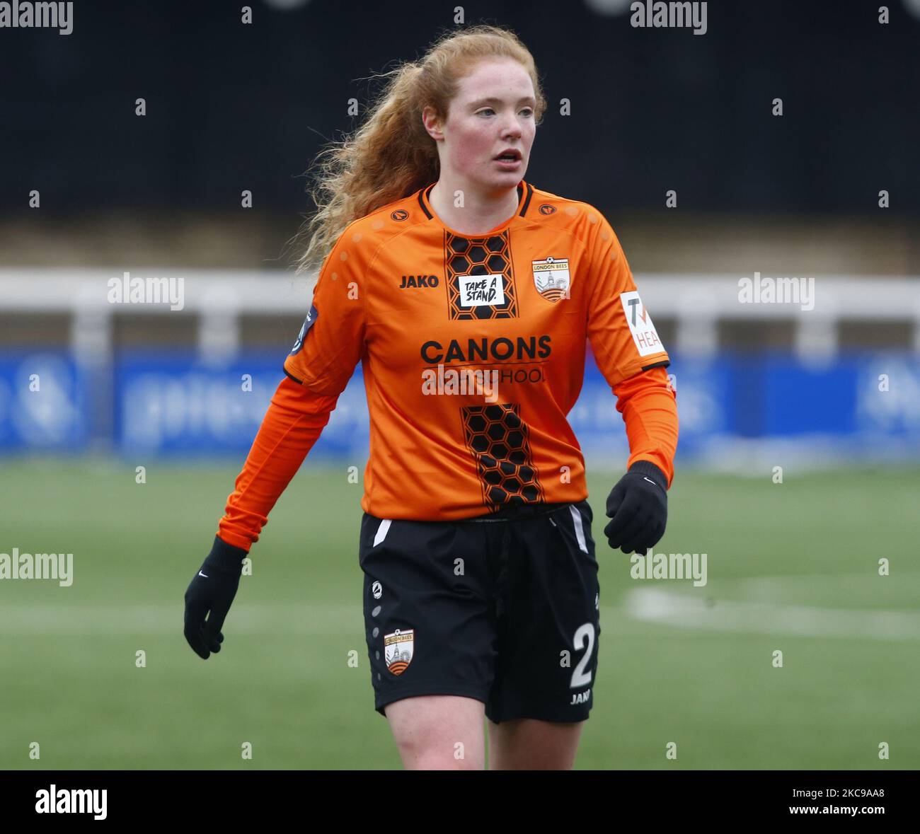 Olivia Smith of London Bees during FA Women's Championship between ...